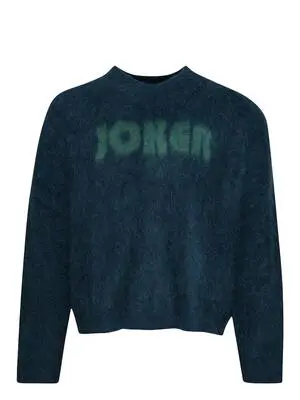 Martine Rose Brushed Mohair V-neck Jumper - Green