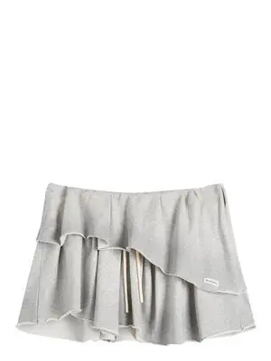 Acne Studios Felpa Mini Skirt - Grey