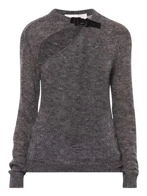 Coperni Buckle Cut-out Sweater - Grey