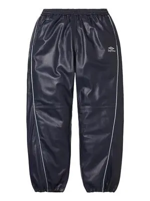 Supreme X Umbro Leather Track Pant - Blue