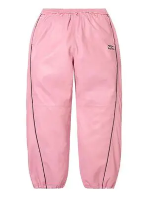 Supreme Leather Track Pant - Pink