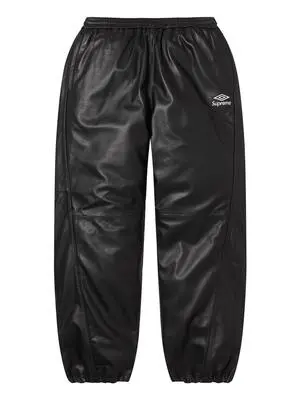 Supreme X Umbro Leather Track Pant - Black