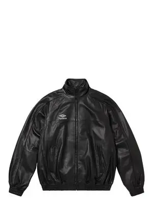Supreme X Umbro Leather Track Jacket - Black