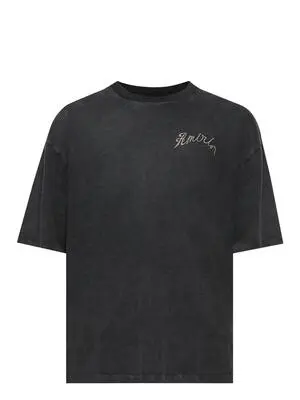 Amiri Oversized Tee - Black