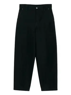 LEMAIRE Maxi Barrel Workwear Trousers - Black