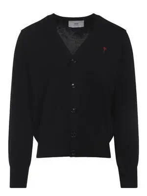 Ami Adc Cardigan - Black