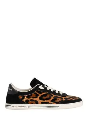 Dolce & Gabbana Saint Tropez Light Leather Sneakers - Brown