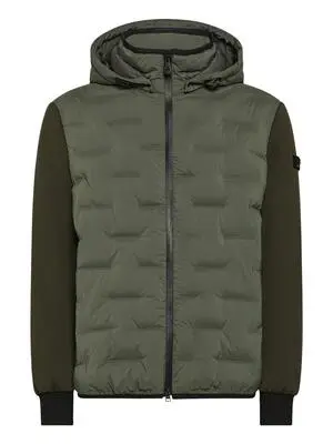 Peuterey Quilted Jacket With Hood - Green