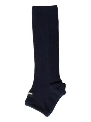 Miu Miu Wool And Cashmere Socks - Navy