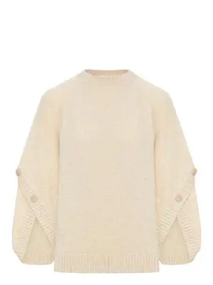 Max Mara Oversized Wool And Cashmere Sweater - Brown