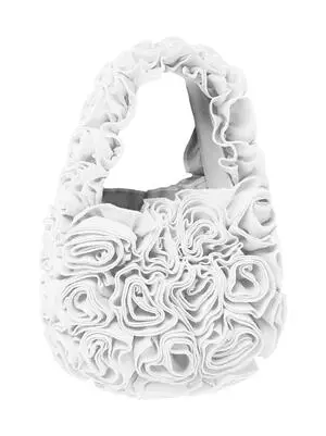 Naked Wardrobe Roses Mini Handbag - White