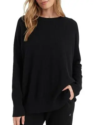 Chinti & Parker Pure Cashmere Slouchy Sweater - Black