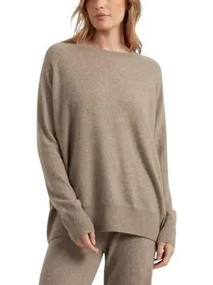 Chinti & Parker Pure Cashmere Slouchy Sweater - Warm Oatmeal