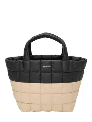 VEE COLLECTIVE Porter Tote Medium - Black/desert