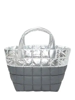 VEE COLLECTIVE Porter Tote Medium - Silver/grey