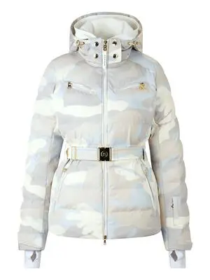 Bogner Ellya Quilted Jacket - Light Blue/cream