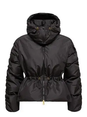 Moncler Louviere Hooded Down Jacket Black