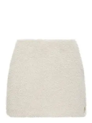 Moncler Teddy Mini Skirt - White