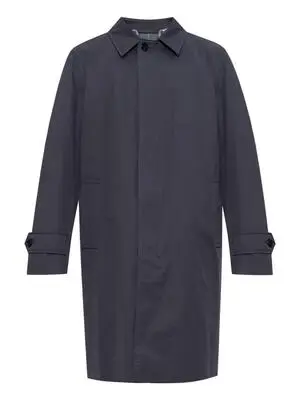 Burberry Cotton Coat - Navy Blue