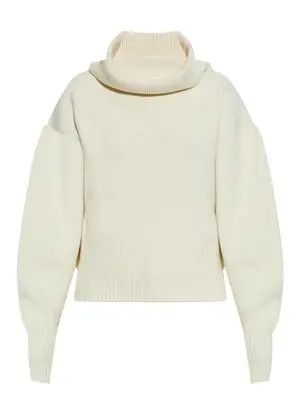 Jacquemus Wool Turtleneck Pallone Cream