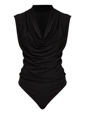 ANINE BING Jeanette Bodysuit - Black