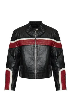 GESTUZ Leather Jacket - Black