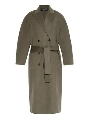 Jacquemus Wool Coat ‘d’homme Curvio - Green