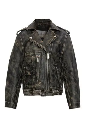 GESTUZ Gzrylee Leather Biker Jacket