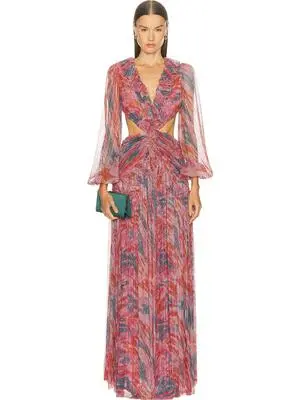 PatBO Twist Gown - Pink