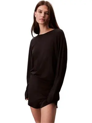 Calvin Klein Ultra-light Lounge Dolman T-shirt - Black