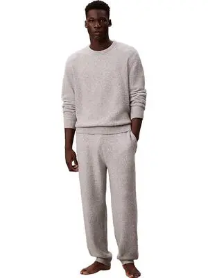 Calvin Klein Crewneck Lounge Sweater - Grey Heather