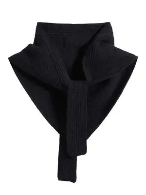 Jacquemus Alpaca And Wool-blend Shawl - Black 990