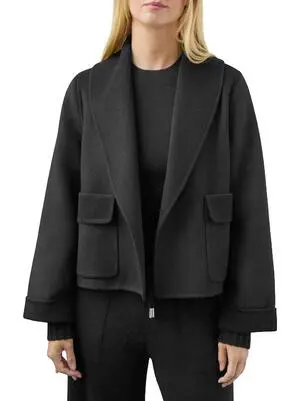 Splendid Crop Icon Coat - Black
