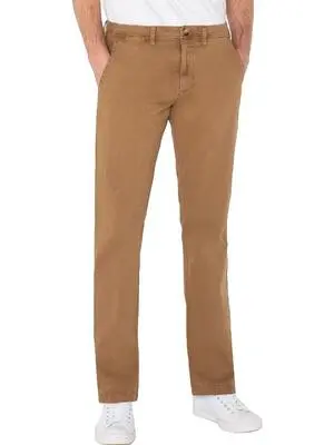 LIVERPOOL Straight Leg Stretch Twill Chinos Chestnut