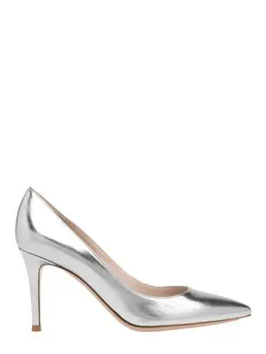 GIANVITO ROSSI Gianvito 85 Pumps Silver - Metallic Nappa