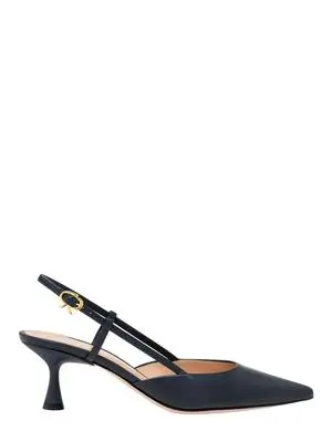 GIANVITO ROSSI Ascent 55 Slingbacks Blue - Calf