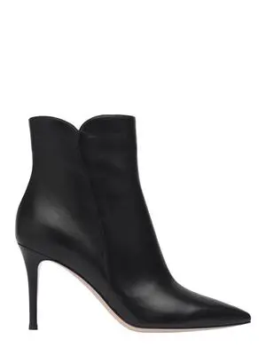 GIANVITO ROSSI Levy 85 Ankle Boots Black - Nappa