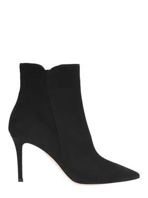 GIANVITO ROSSI Levy 85 Ankle Boots - Black - Suede