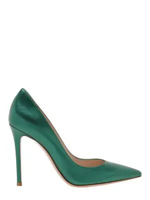 GIANVITO ROSSI Gianvito 105 Pumps Green - Metallic Nappa