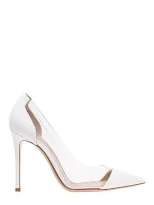 GIANVITO ROSSI Plexi Pumps White - Patent