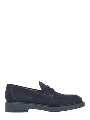 GIANVITO ROSSI Harris Loafer - Blue - Suede Leather