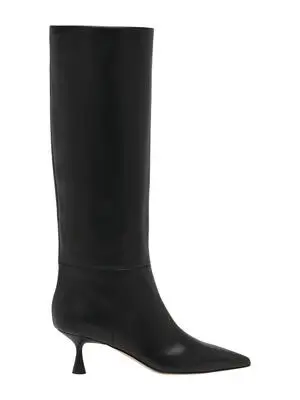 GIANVITO ROSSI Joyce Knee High Boots - Black - Calf