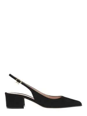 GIANVITO ROSSI Piper Sling 45 - Black - Suede