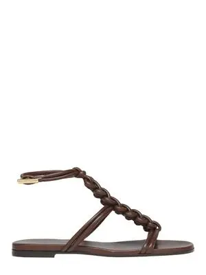 GIANVITO ROSSI Capua Gladiator Sandals Brown - Nappa