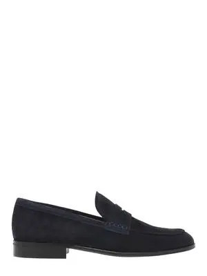 GIANVITO ROSSI George Loafer - Blue - Suede Leather