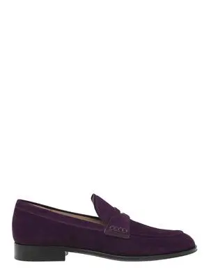 GIANVITO ROSSI George Loafer - Purple - Suede Leather