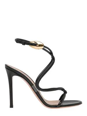 GIANVITO ROSSI Jungle Mamba Sandals - Black - Nappa
