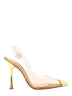 GIANVITO ROSSI Diana Slingbacks - Gold - Tpu