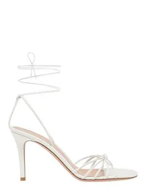 GIANVITO ROSSI Gwyneth 85 Sandals White - Nappa