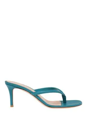 GIANVITO ROSSI Calypso Thong Sandals - Blue - Nappa